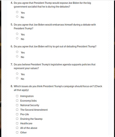 Trump Campaign Poll, Yes, We’re on the List | Checks & Balances